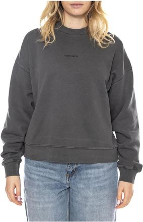 Carhartt Work in Progress Femme, Sweatshirts et sweats &agrave; capuche, Gris, Taille: 36 FR W Benton SweaT-shirt
