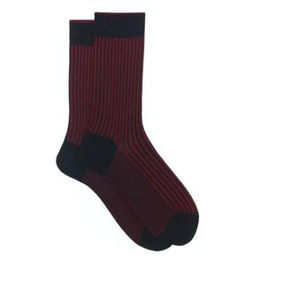 Gallo Gallo, Homme, Sous-v&ecirc;tements, Multicolore, Taille: S Short Twin-Rib Socks