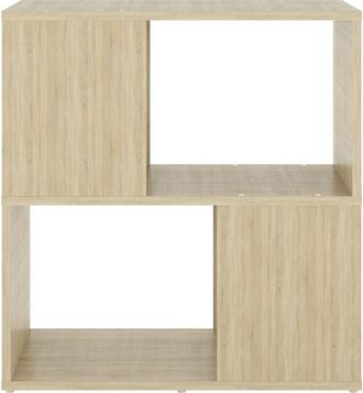 Generic Offene B&uuml;cherregale, Freistehend, Platzsparendes Aufbewahrungsregal aus Holzwerkstoff f&uuml;r B&uuml;cher, Dekoration und Medien (Sonoma-Eiche)