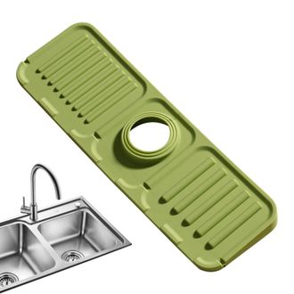 Generic K&uuml;chenarmaturmatte - Matte f&uuml;r K&uuml;chensp&uuml;le, rutschfeste Matte f&uuml;r Wasserhahnablauf | Sp&uuml;ltischarmaturmatte, rutschfeste Matte