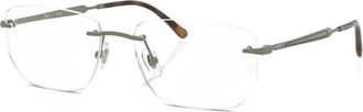 Ray-Ban Brille mit eckigem Gestell - Grau
