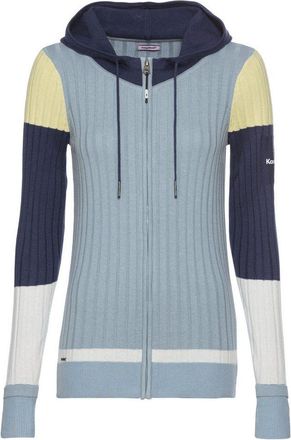 Kangaroos Kapuzenstrickjacke mit Colorblock, große Größen