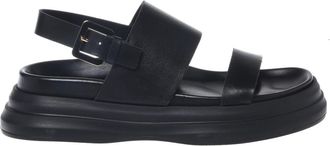 Baldinini Femme, Chaussures, Noir, Taille: 38 1/2 EU Sandale en cuir
