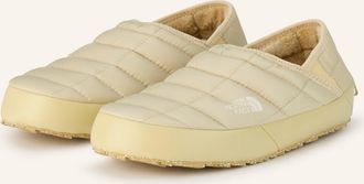 The North Face Slipper Thermoball Traction Mit Kunstfell beige