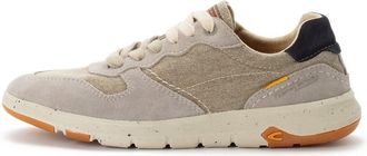 Camel Active Herren Sneaker aus Used Canvas und Spaltleder Beige, menswear-42