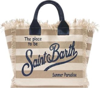 Saint Barth Femme, Sacs, Beige, Taille: ONE Size Vanity Shoulder Bag
