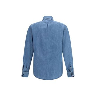 Brunello Cucinelli Cotton Denim Shirt - Blue
