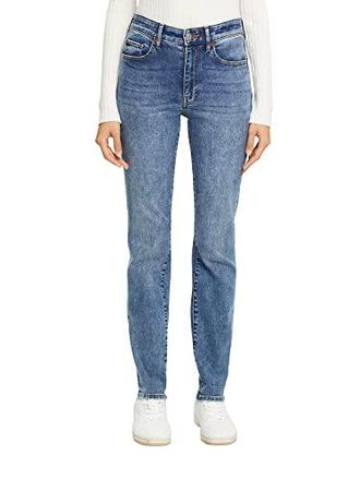 Esprit 993ee1b345 Jeans, 902/Bleu moyennement délavé, 25W x 32L Femme