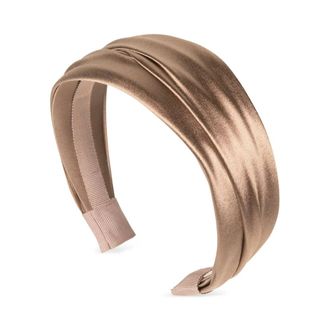 Jennifer Behr Femme, Accessoires, Brun, Taille: ONE Size Accessoire pour Cheveux en Satin de Soie avec Détails Drapés