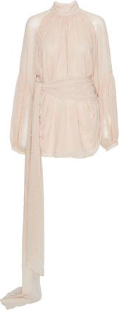 Rotate Chiffon Strap Tie Dress