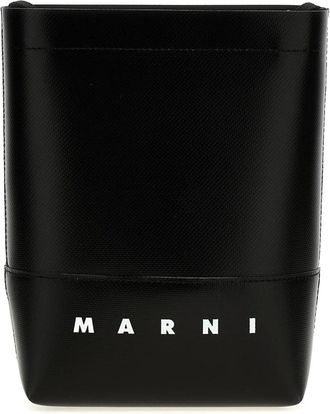 Marni Homme, Sacs, Noir, Taille: ONE Size Sac bandouli&egrave;re avec bandouli&egrave;re type lacet