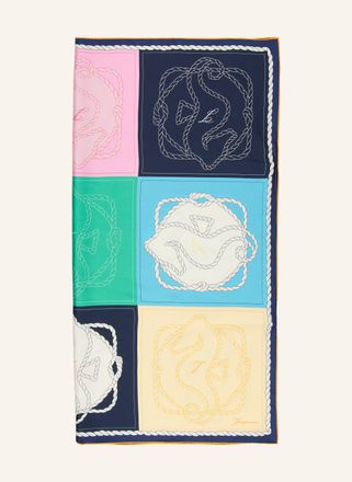 Jacquemus Jacquemus Seidentuch Le Foulard &Agrave; Rayures weiss