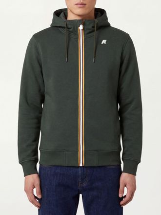 K-Way Sweat zipp&eacute; &agrave; capuche en tissu technique extensible pour homme