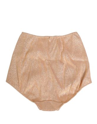 Dolce & Gabbana Womens Beige Silk Blend High Waist Girdle Panty Underwear Clothing