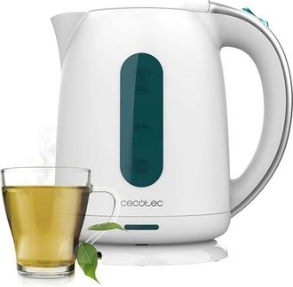 Cecotec Wasserkocher, 1,7 L Kapazität, Thermosense 180 White, 2200 W, Schnelles Erhitzen, Anti-Kalk-Filter, Frei von BPA und anderen Toxinen, Basis mit 360º D
