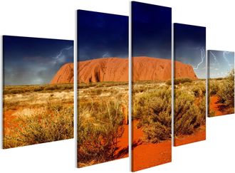 Islandburner Bild Bilder auf Leinwand Landschaft des australischen Hinterlandes im Nordterritorium Australiens Wandbild, Poster, Leinwandbild MRF