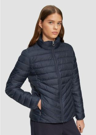 s.Oliver Steppjacke (1, 1-St) leichte Jacke mit Steppung und Stehkragen