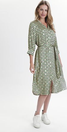 Culture Kleid mit lockerer Passform beige