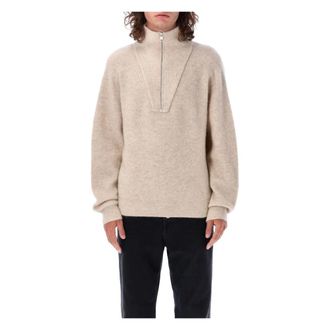Isabel Marant Feinstrick-Rollkragenpullover mit Zopfmuster - - Knitwear - Herren - Beige - L