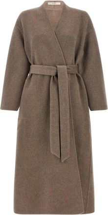Co Femme, Manteaux, Brun, Taille: 40/42 FR Trench Manteaux