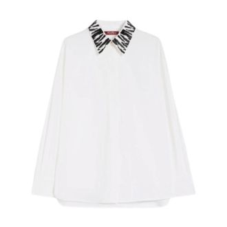 Max Mara Poplin Hemd - - Blouses & Shirts - Damen - Wei&szlig; - S