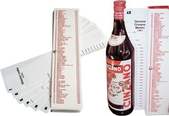 Contacto Me&szlig;schablone f&uuml;r Spirituosen