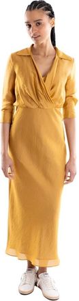 Marella Femme, Robes, Jaune, Taille: 40 FR Shirt Robes