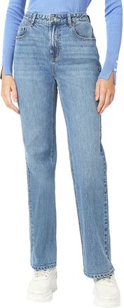 Vero Moda Female Straight-Fit VMTESSA Hohe Taille Gerade geschnitten Jeans