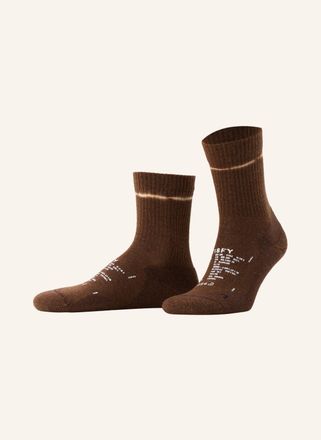 SATISFY Satisfy Laufsocken Merino Nylon Tube Socks braun