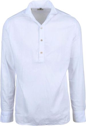 LUIGI BORRELLI NAPOLI Homme, Chemises, Blanc, Taille: 2XL Luigi Borrelli Napoli shirt