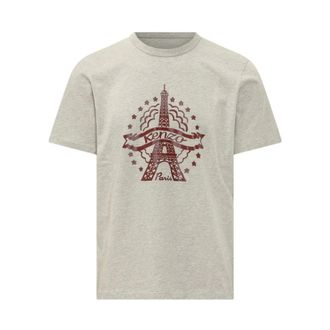 Kenzo T-shirt - Homme - Tops - Gris - Taille: L