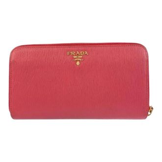 Prada Pre-owned Saffiano Leder Lange Geldb&ouml;rse - - Pre-owned - Damen - Rosa - ONE SIZE
