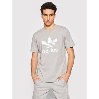 adidas T-Shirt adicolor Classics Trefoil H06643 Grau Regular Fit