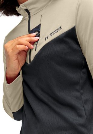 Maier Sports Rollkragenpullover Evii Damen Midlayer, warmes und schnelltrocknendes Fleece