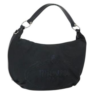 Prada Sac bandouli&egrave;re en nylon Pre-owned - Femme - Pre-owned - Noir - Taille: ONE Size
