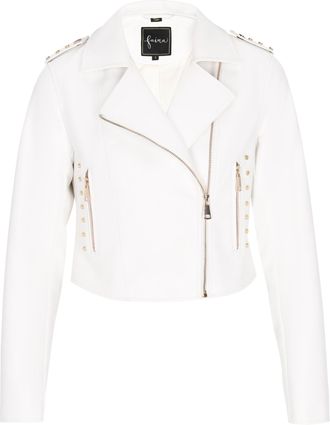 Faina Jacke Frauen cremefarben