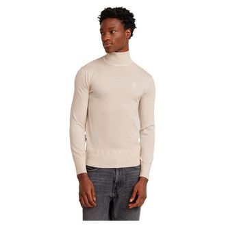 G-Star G-Star Herren Premium Core Turtle Knitted Sweater, Weiß (Whitebait D25177-D847-1603), L
