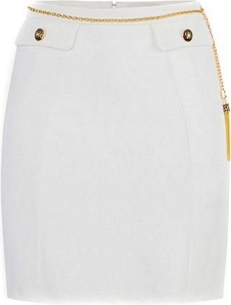 Elisabetta Franchi Jupe Midi - Blanc
