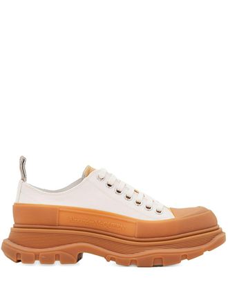 Alexander McQueen baskets Tread Slick - Tons neutres