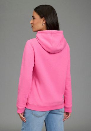 DELMAO Kapuzensweatshirt Weiche Baumwollmischung mit Print, Kordel und maritimen Details