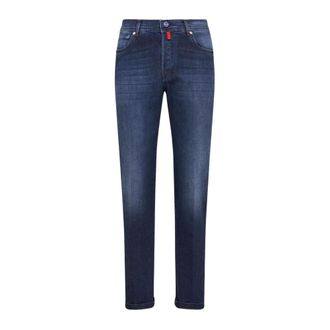 Kiton Slim Fit Five-Pocket Jeans - - Jeans - Herren - Blau - W33
