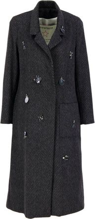 Shirtaporter Damen Wintermantel mit Wolle