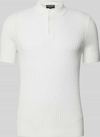 Antony Morato Slim Fit Poloshirt aus Viskose-Mix mit Leinen Anteil