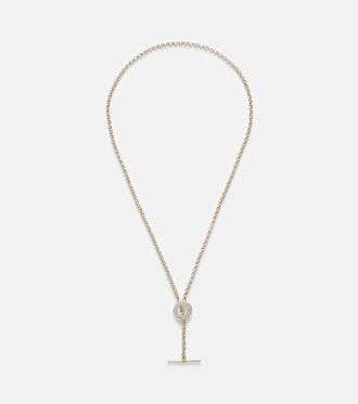 Stone and Strand Collier cha&icirc;ne en or 14 ct et diamants