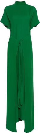 N°21 robe à fermeture nouée - Vert