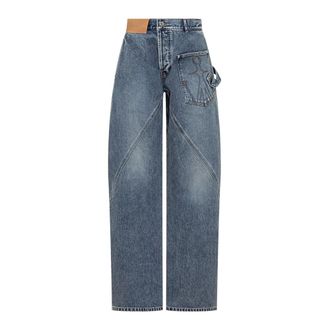 J.W.Anderson Femme, Jeans, Bleu, Taille: W26 Twisted Workwear Jeans