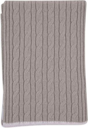 Eleventy écharpe en maille torsadée - Tons neutres