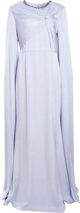 Roland Mouret robe longue à design drapé - Violet