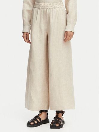 Max Mara Culottes Felino 2615131042 Creme Relaxed Fit