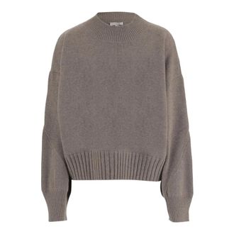 Malo Rundhals-Pullover aus luxuri&ouml;sem Kaschmir - - Knitwear - Damen - Beige - S